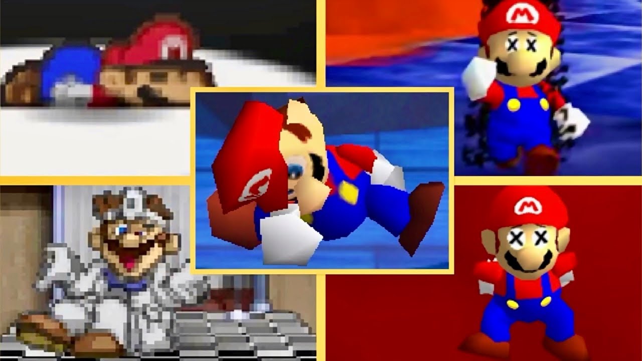 Evolution of Mario Death Animations & Game Overs in Nintendo 64 Ports ...