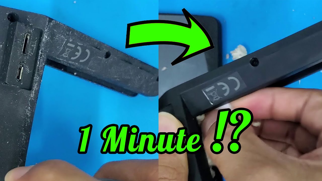 Effective Way to Remove Sticky Rubber on Old Gadget - YouTube
