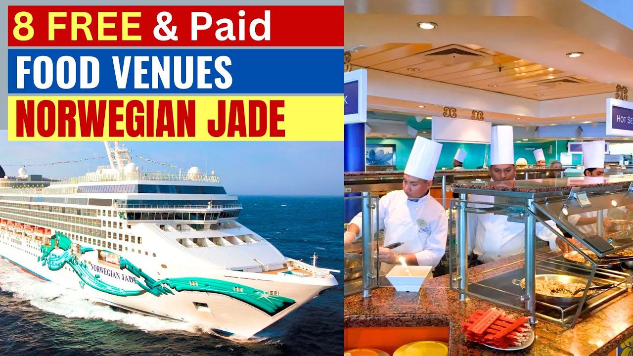 Norwegian Jade Dining (Complimentary and Specialty) - YouTube