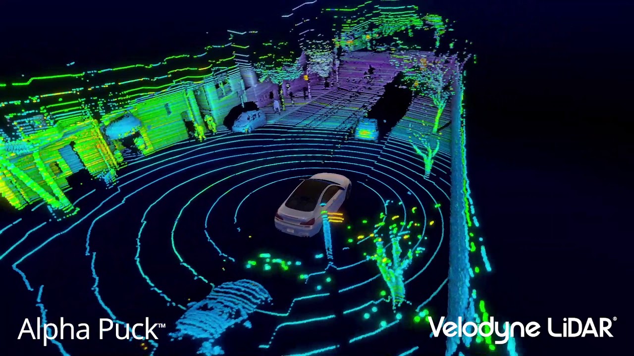 Alpha Puck Lidar available from Mapix technologies - YouTube
