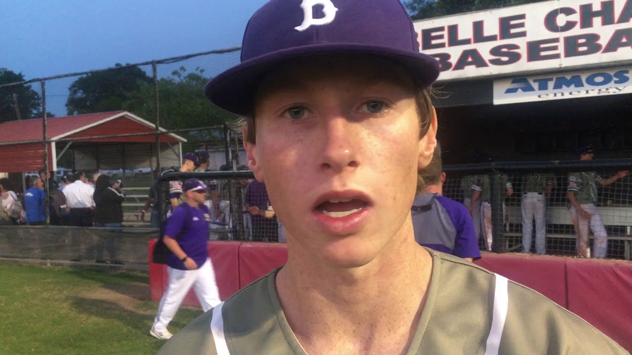 Benton pitcher Kade bailey talks about playoff game 1 win over Belle ...