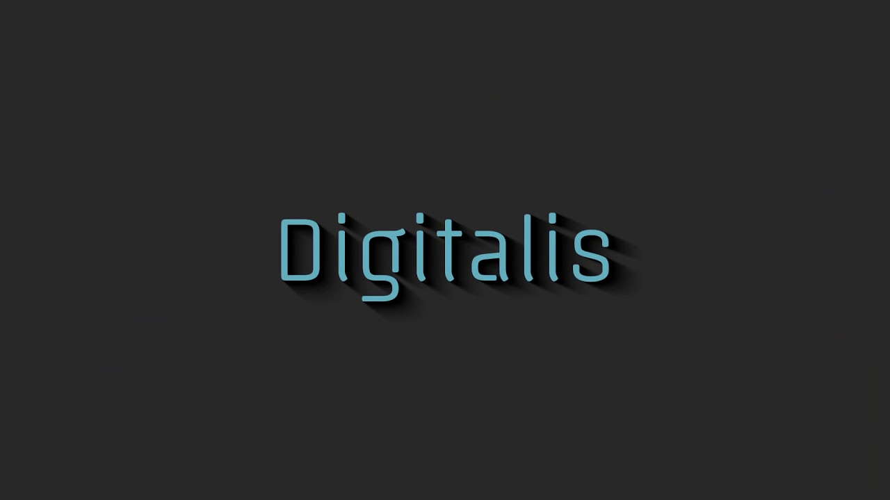 DIGITALIS SN intro 2 - YouTube