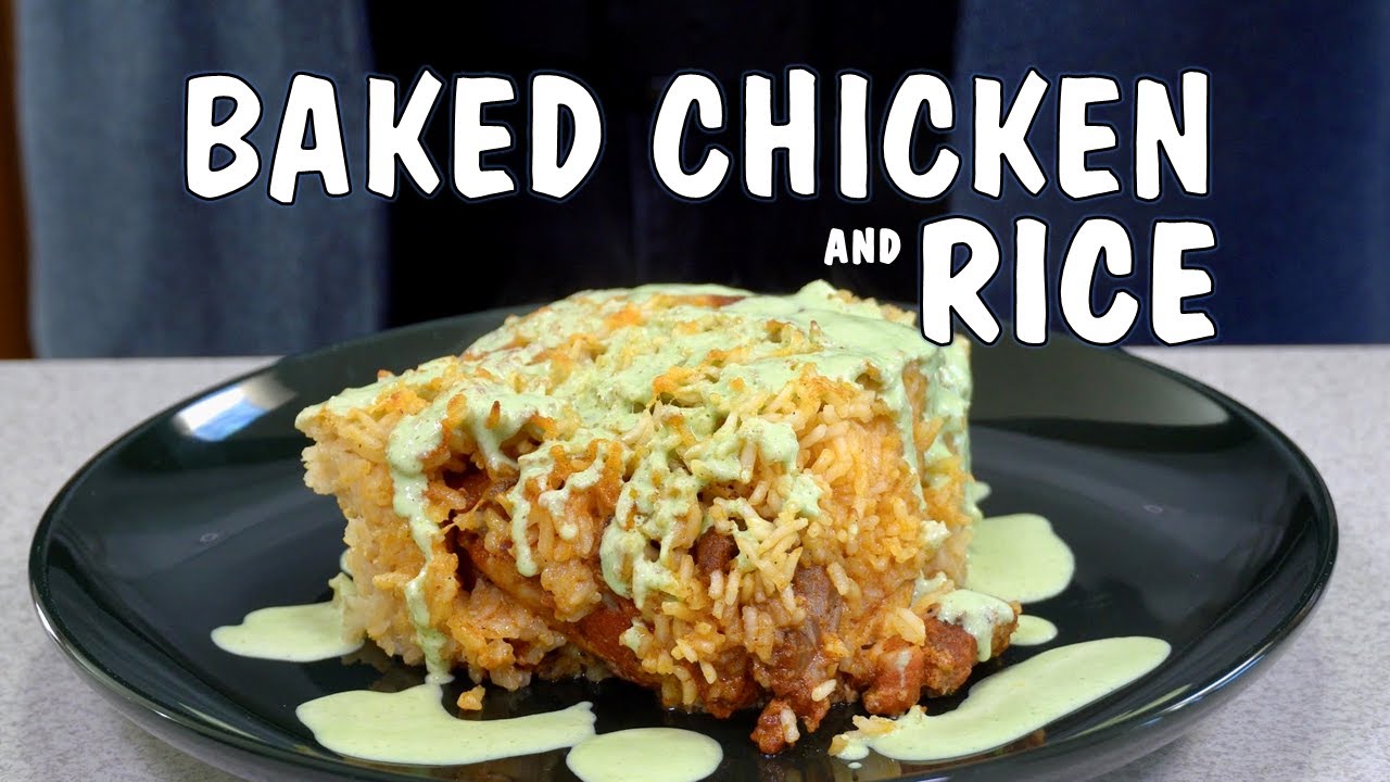 How to Make Egyptian Fusion Food: Baked Chicken and Rice Recipe w ...