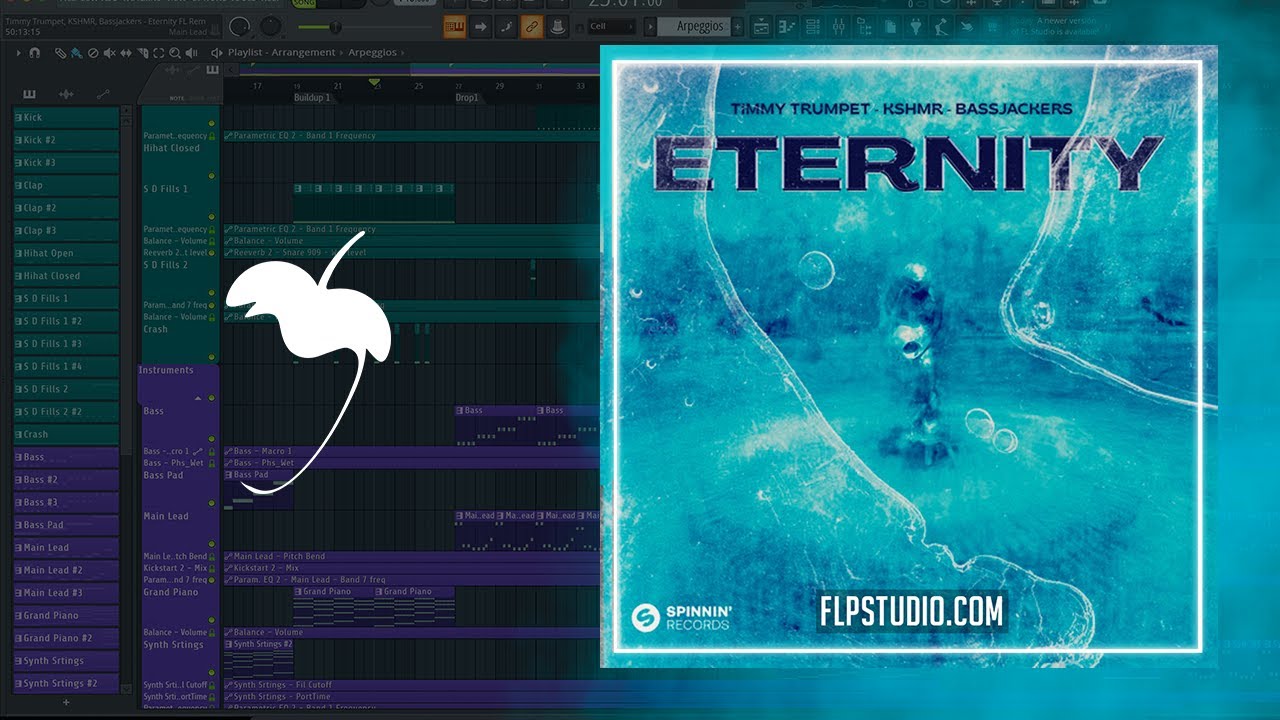 Timmy Trumpet, KSHMR, Bassjackers - Eternity (FL Studio Remake) - YouTube