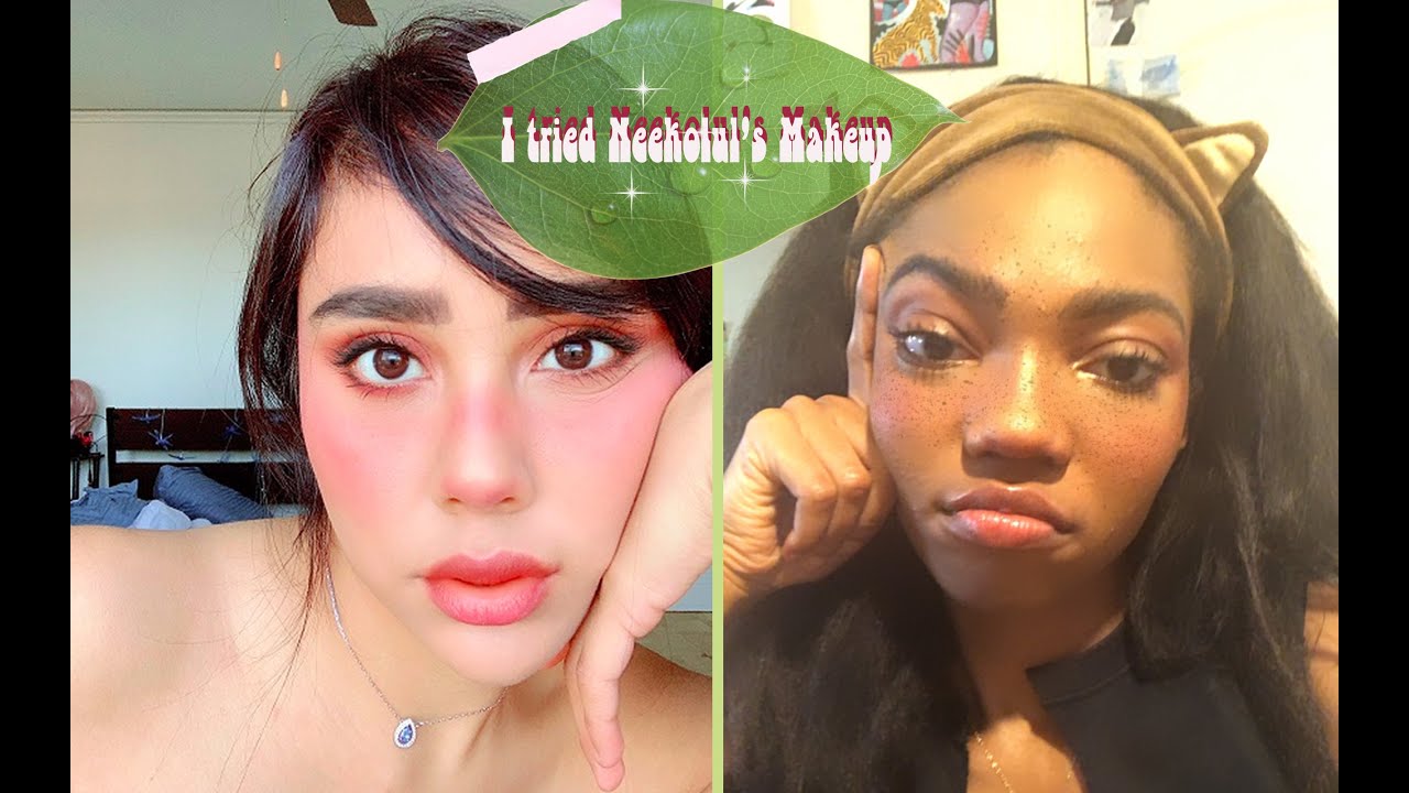 I tried Neekolul's Makeup! - YouTube
