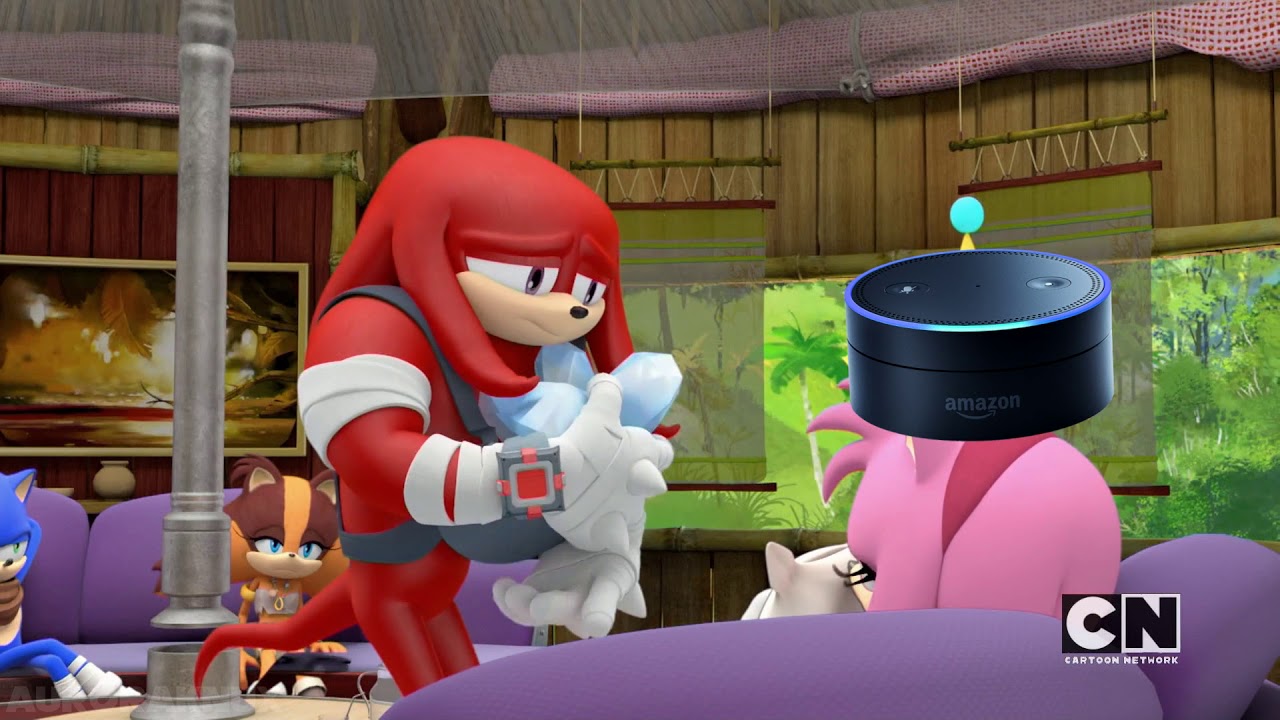 Knuckles cheers up Amy - YouTube