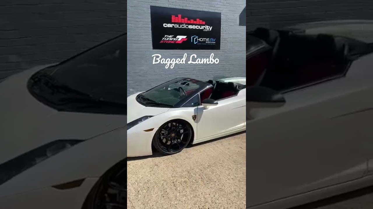 Bagged Lambo Gallardo on 20”s - YouTube