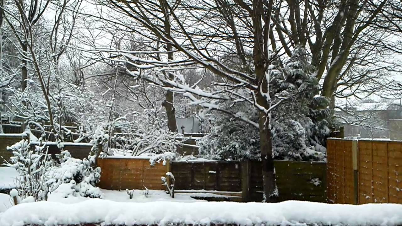 Snow - Bradford (Heaton) Jan 21st 2013 - YouTube