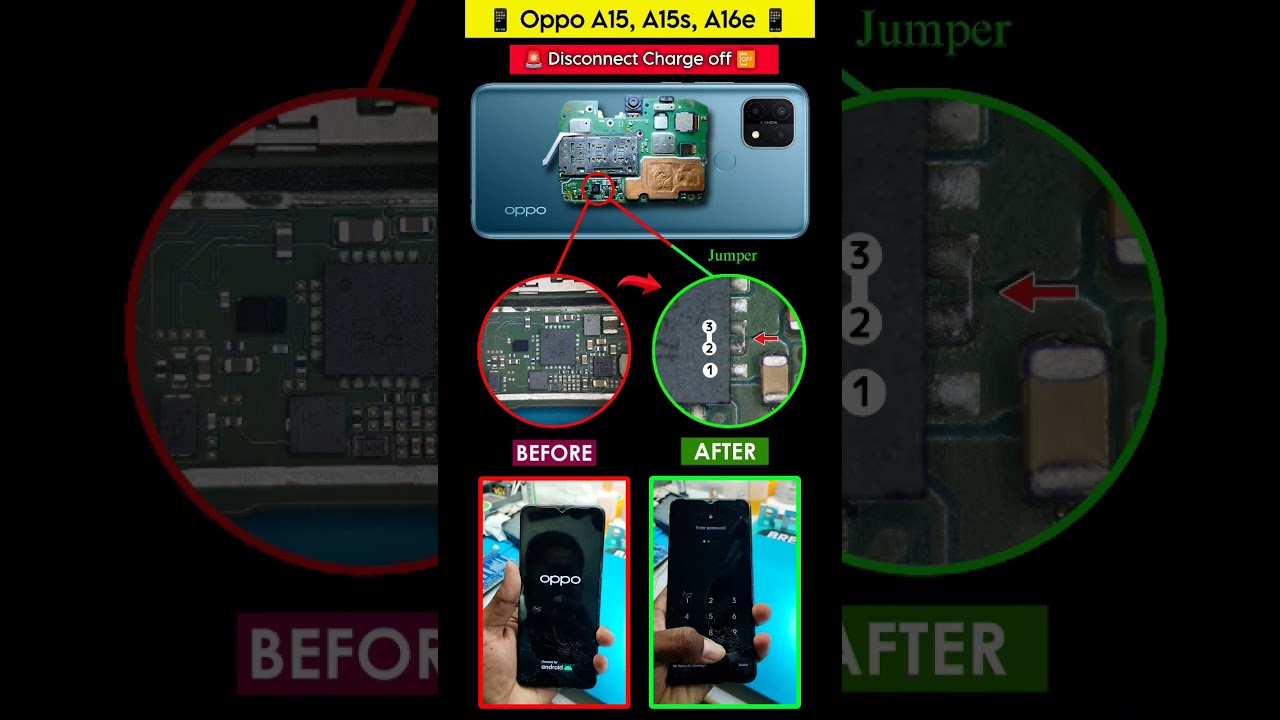 Oppo A15, A15s, A16e 📱 Disconnect Charge Mobile off 📴 Problem 🚫 Solution ✅🛠️📲