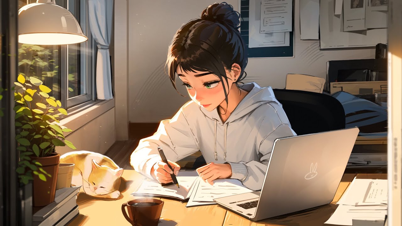 Calm Study Session Lofi 🎧 Chillhop Beats for Focus & Productivity - YouTube