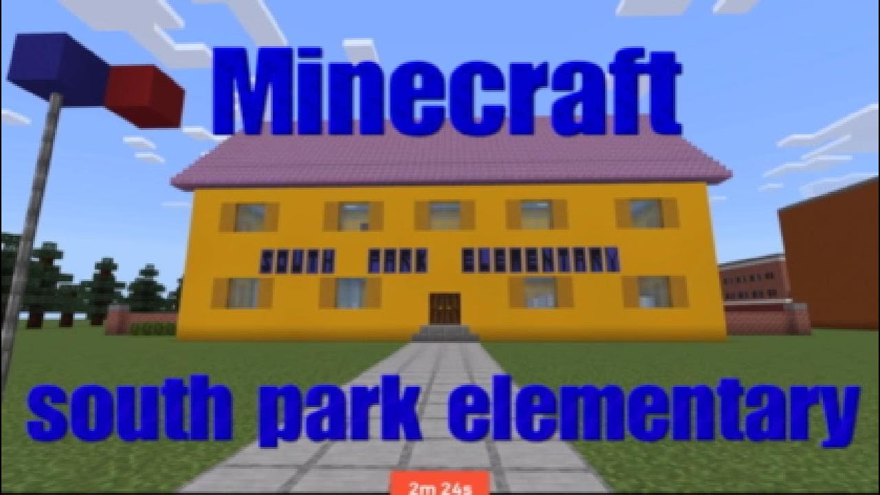 Minecraft south park elementary tour - YouTube