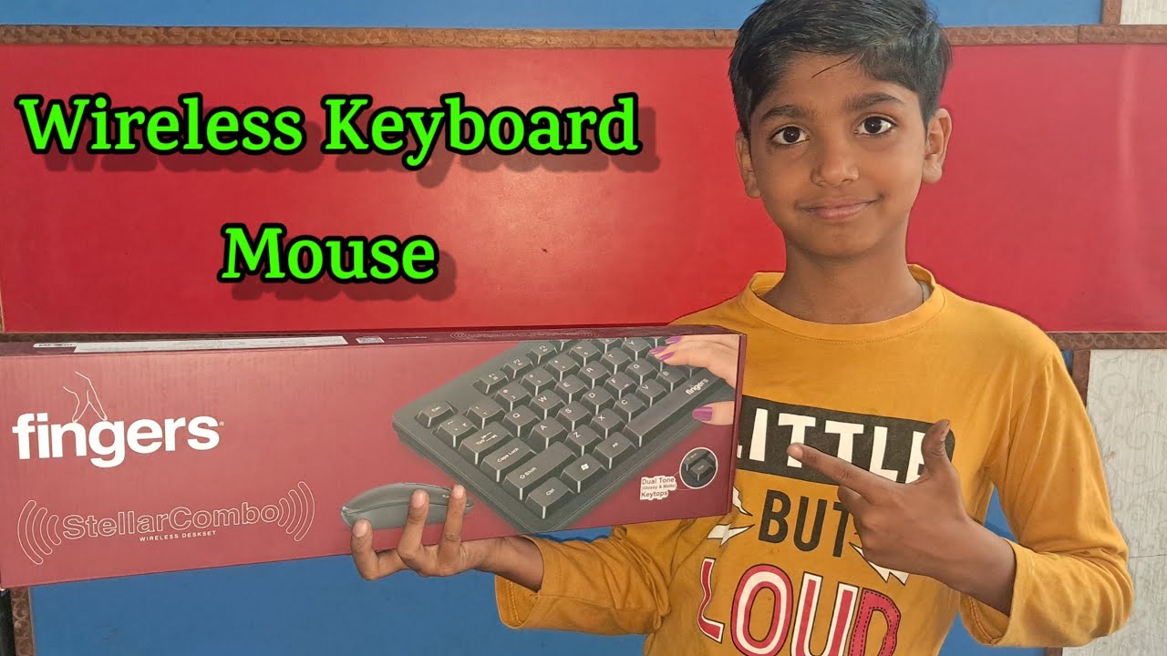 Finger wifi Keyboard mouse | stellar combo wifi Keyboard mouse - YouTube