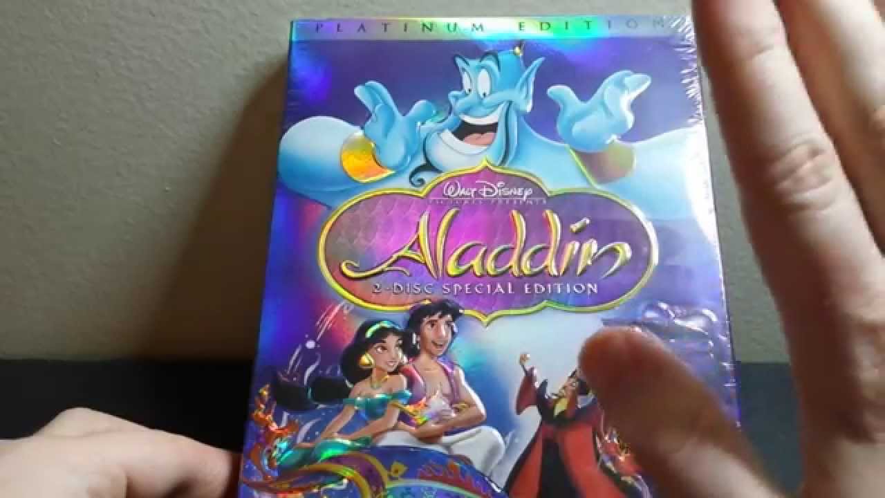 Aladdin (Platinum Edition) DVD Unboxing - YouTube