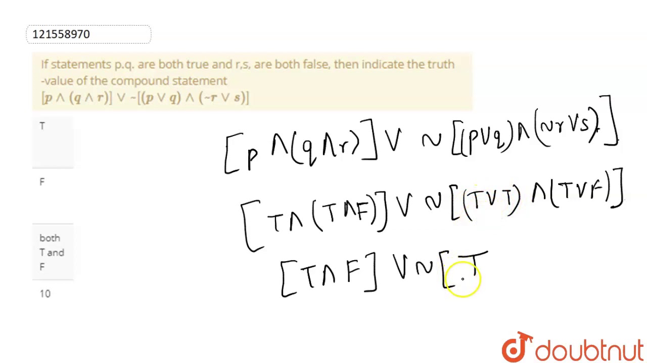 If Statements P q Are Both True And R s Are Both False Then Indicate if-statements-p-q-are-both-true-and-r-s-are-both-false-then-indicate