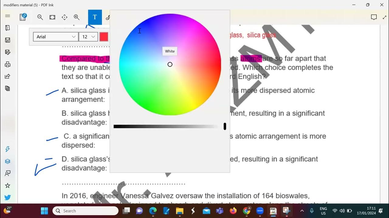 Digital SAT/Writing/Modifiers Example 2 - YouTube