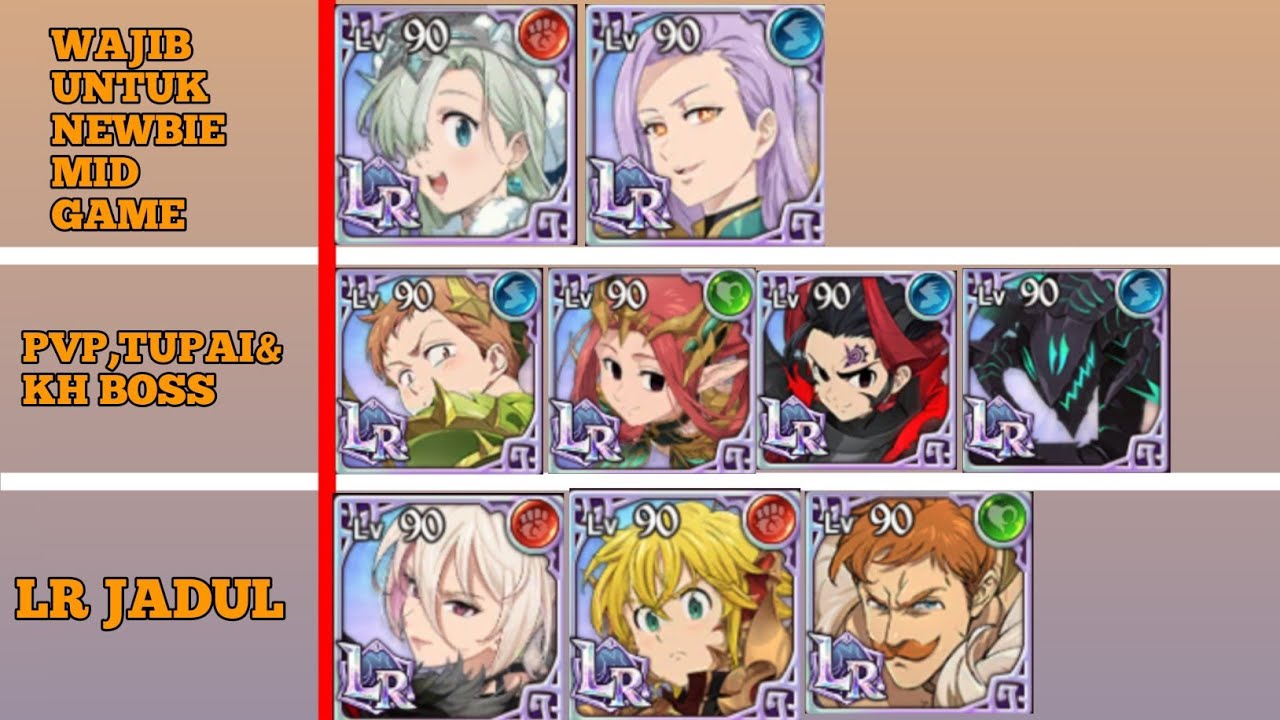 Seven Deadly Sins GRAND CROSS | LR Selection Box - 7DSGC - YouTube