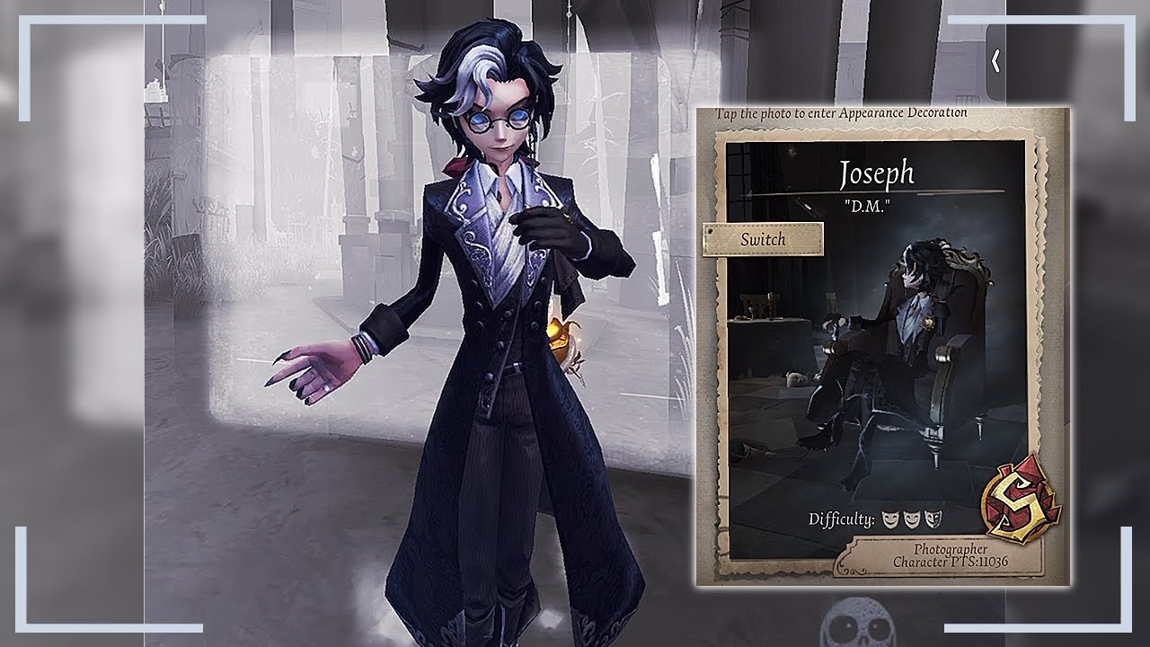 DM JOSEPH!! 5v5 Skinshare (1st photo) [Identity V] - YouTube
