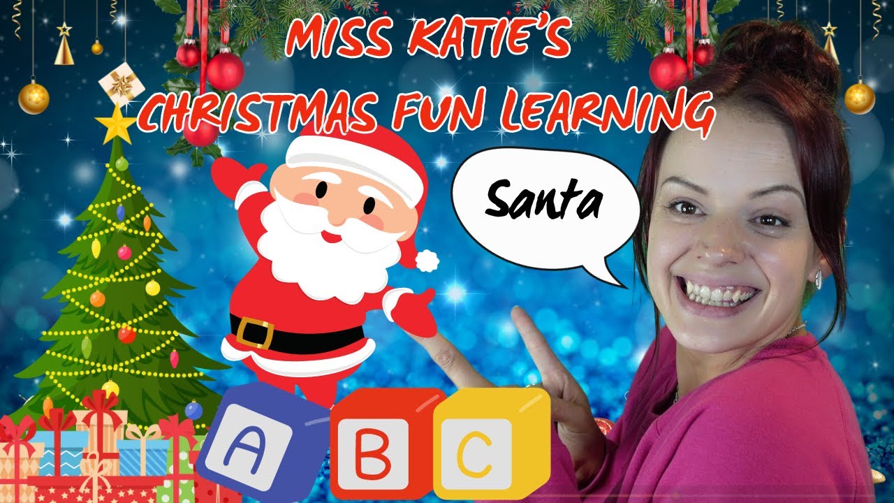 Learn To Talk With Miss Katie | Christmas | Toddler Learning Video ...