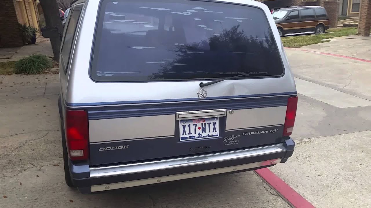 1989 Dodge Caravan Roadrunner - YouTube