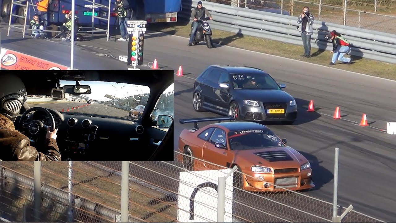 1000+ whp GTT R33 vs. 530whp Audi RS3: Who will win this epic dragrace ...