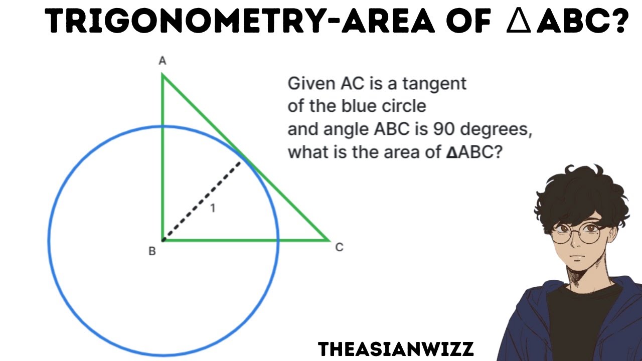 Solving the Area of a triangle using Trig - YouTube
