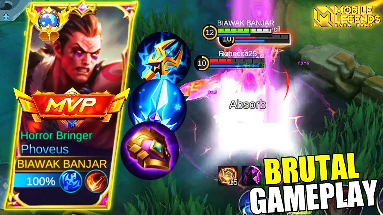 PHOVEUS BEST BUILD | TOP GLOBAL PHOVEUS 2023 - GAMEPLAY HERO PHOVEUS ...