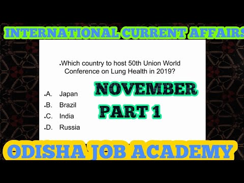 International Current Events - November - YouTube