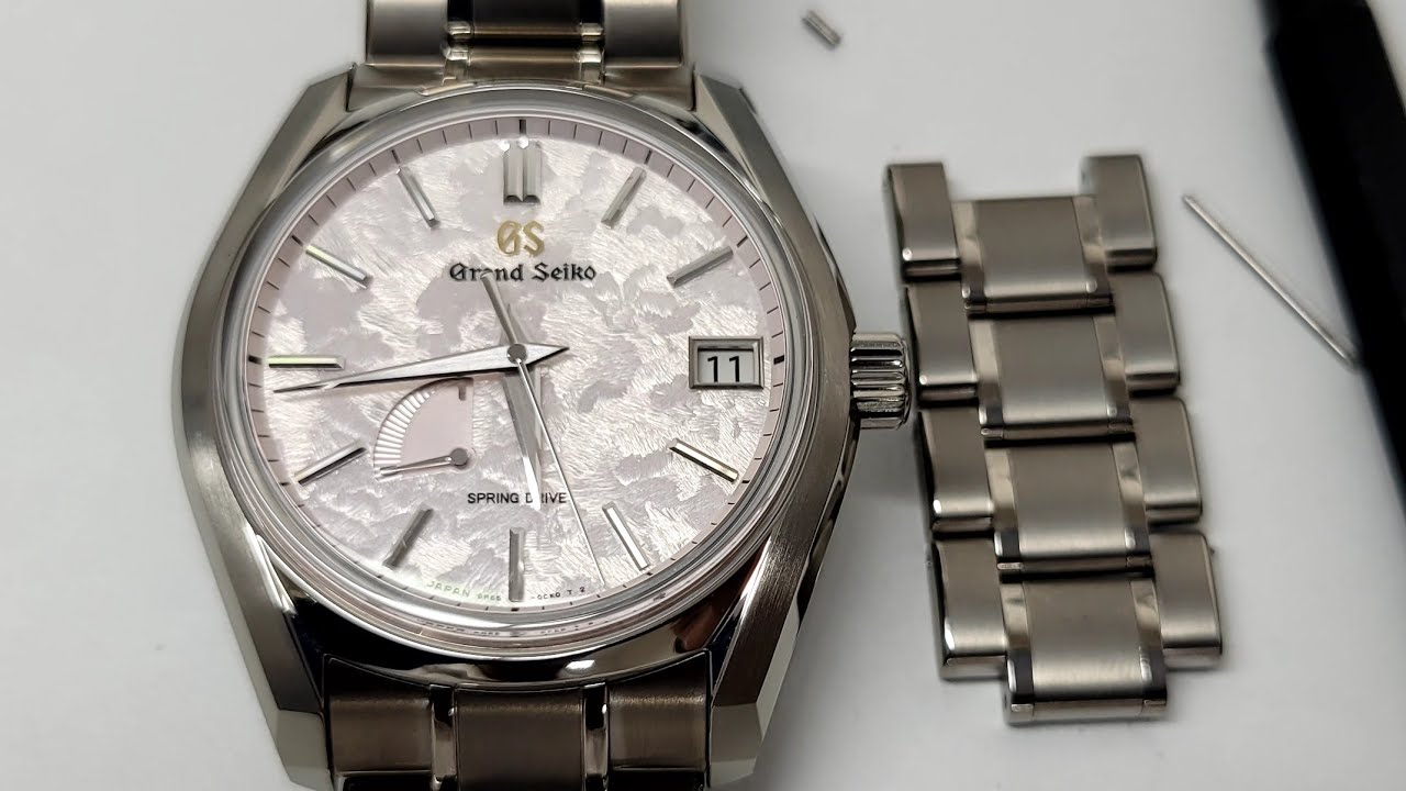 Easy To Remove GRAND SEIKO Bracelet Link DIY - YouTube