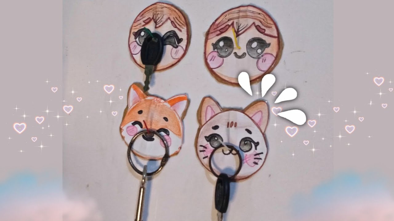 Transform a Simple Box & Paper Clips into a Cute Key Holder! 🗝️ Easy ...