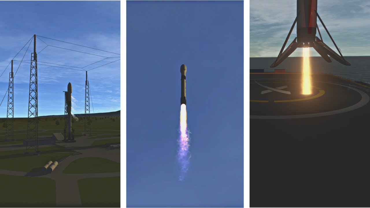 SpaceX Falcon 9 ASDS (Kerbal Space Program) - YouTube