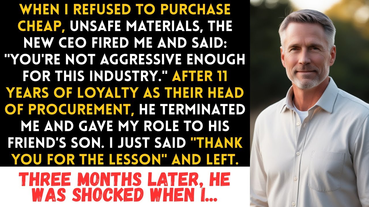New CEO Fired Me For Not Being “Aggressive Enough” Because I Refused To ...