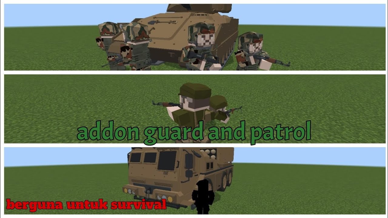 addon guard and patrol modern warfare | support minecraft 1.19+ - YouTube