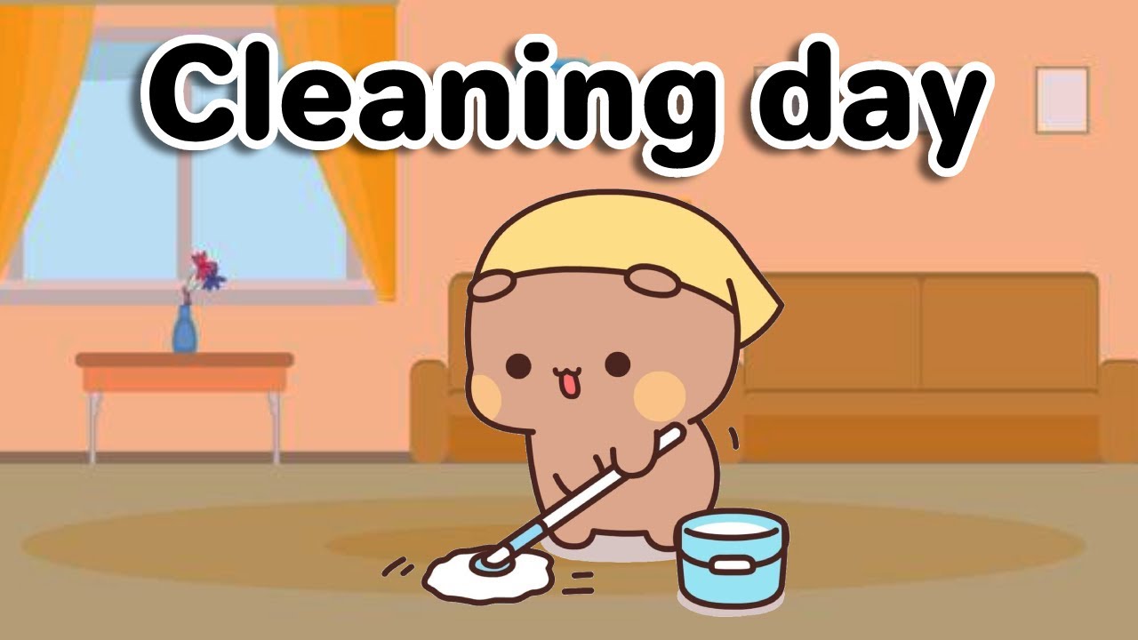 Cleaning day | Goma Peach | Bubu Dudu | Milkmoachabear | Sugar Browine ...