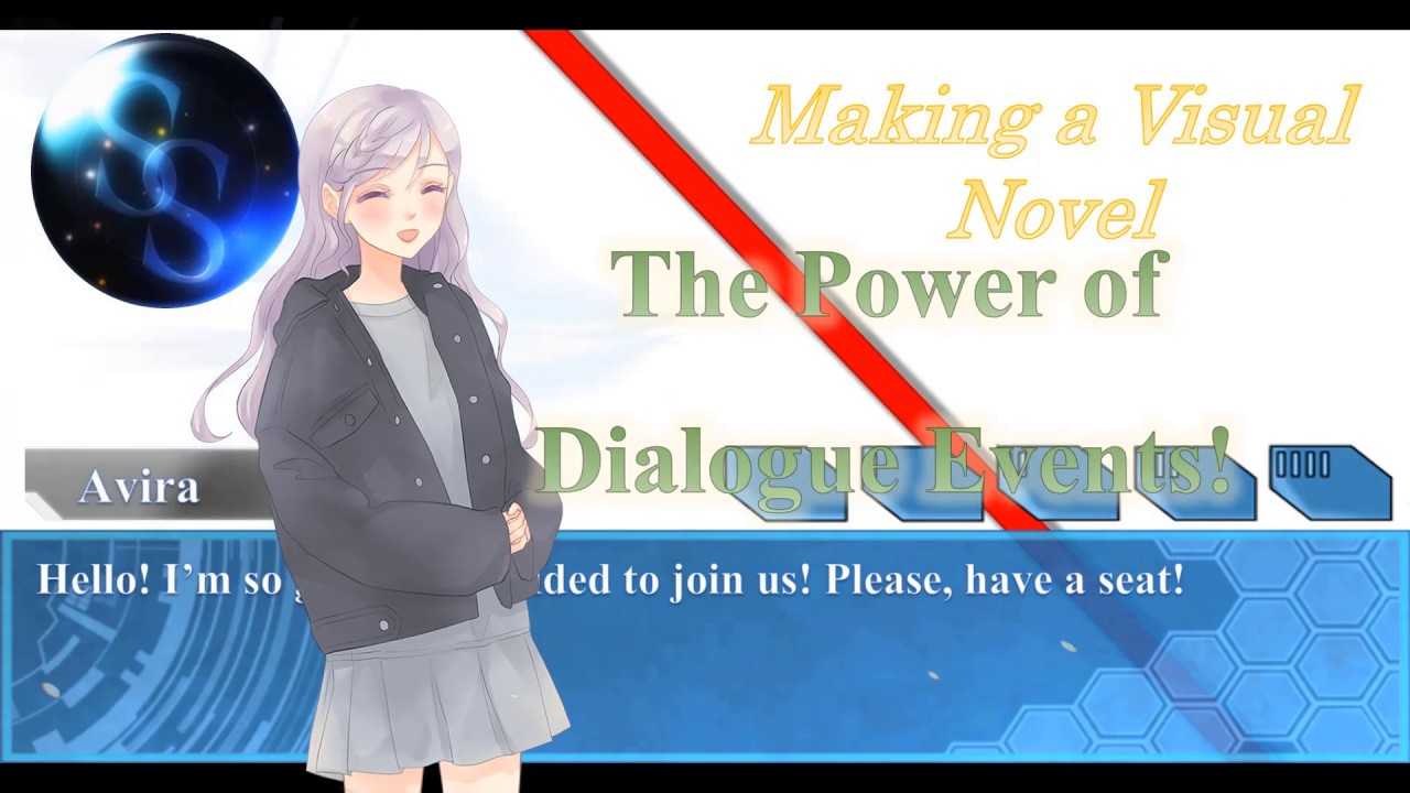 Let's Make a Visual Novel 19 - The Power of Dialogue Events - YouTube