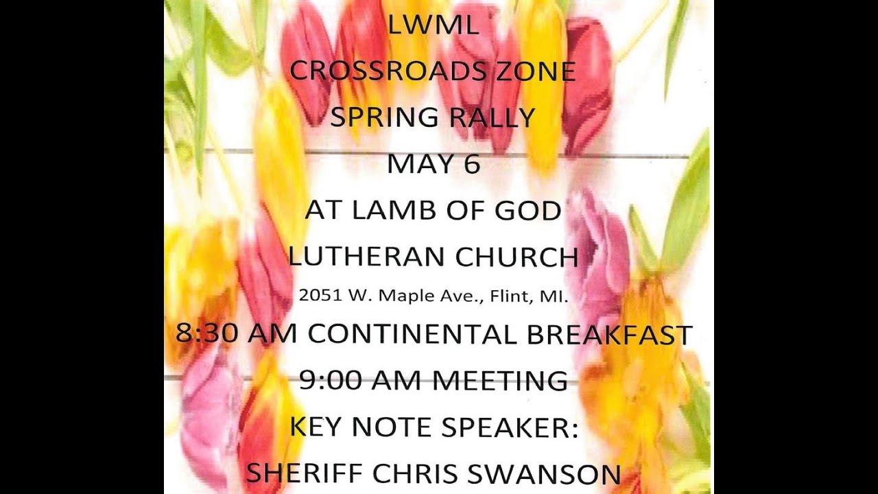 Sheriff Chris Swanson Address to LWML Spring Rally at LOG on 5-06-23 ...