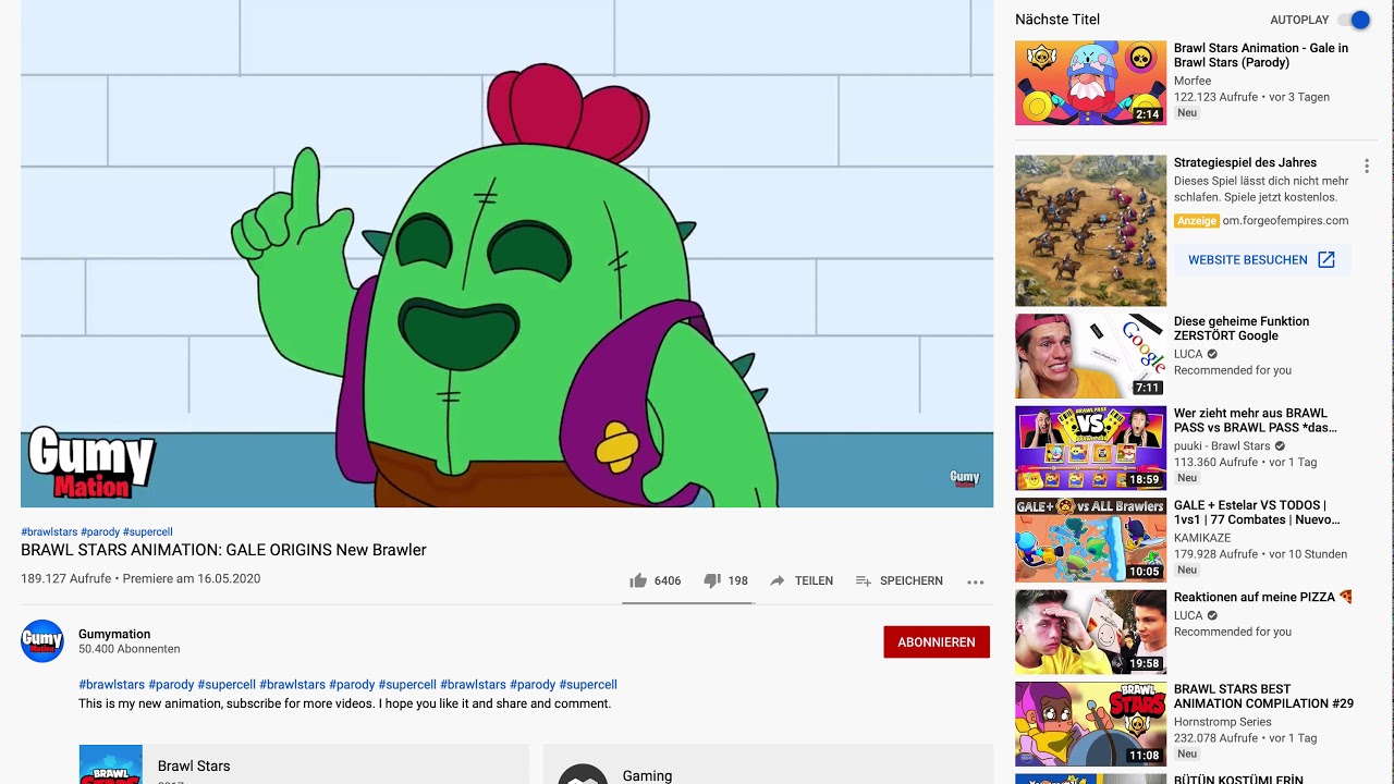 Ich reagiere auf Gale Animation - YouTube