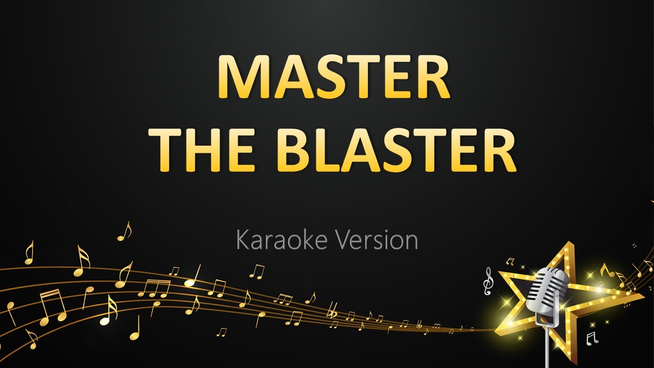 Master The Blaster - Anirudh Ravichander (Karaoke Version) - YouTube
