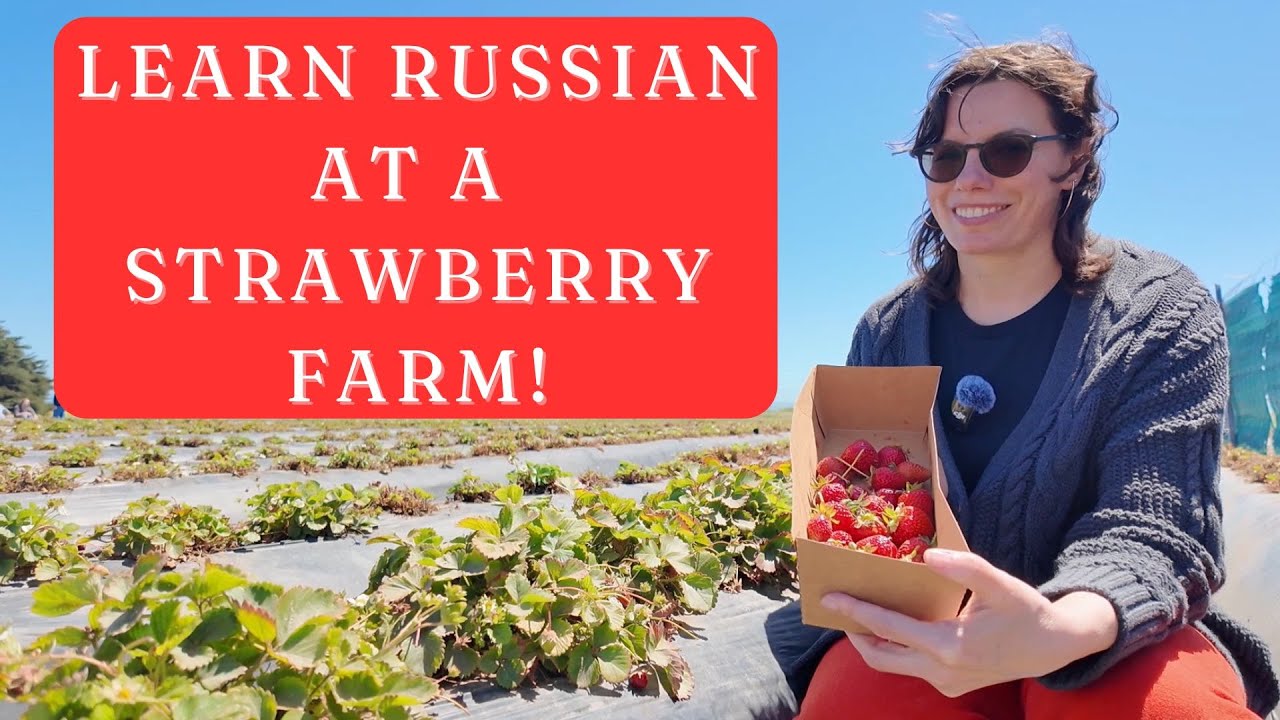 RUSSIAN VOCABULARY AT A STRAWBERRY FARM / Russian for Beginners ...