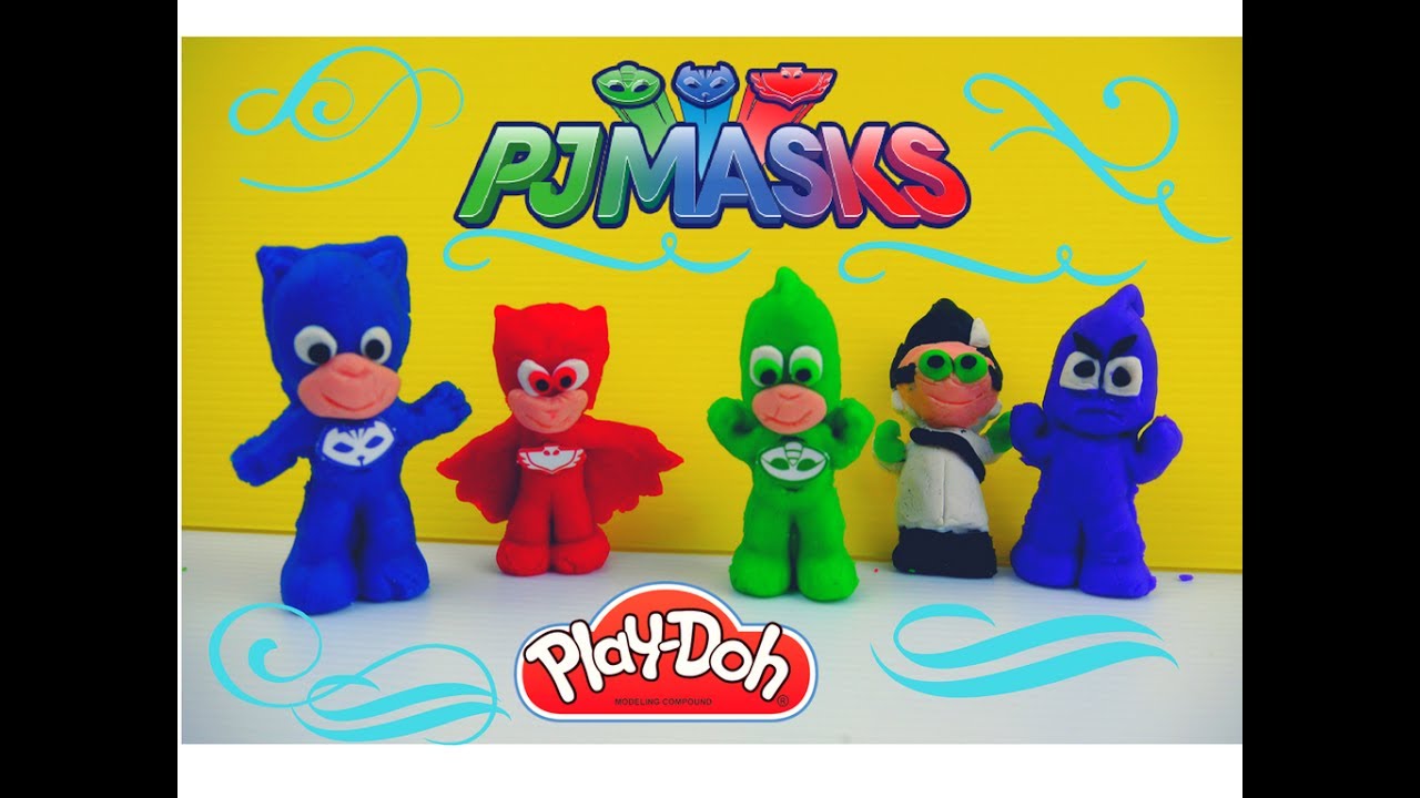 PJ MASKS Softee dough 3D Playset しゅつどう!パジャマスク Pj Masks brinquedos - YouTube
