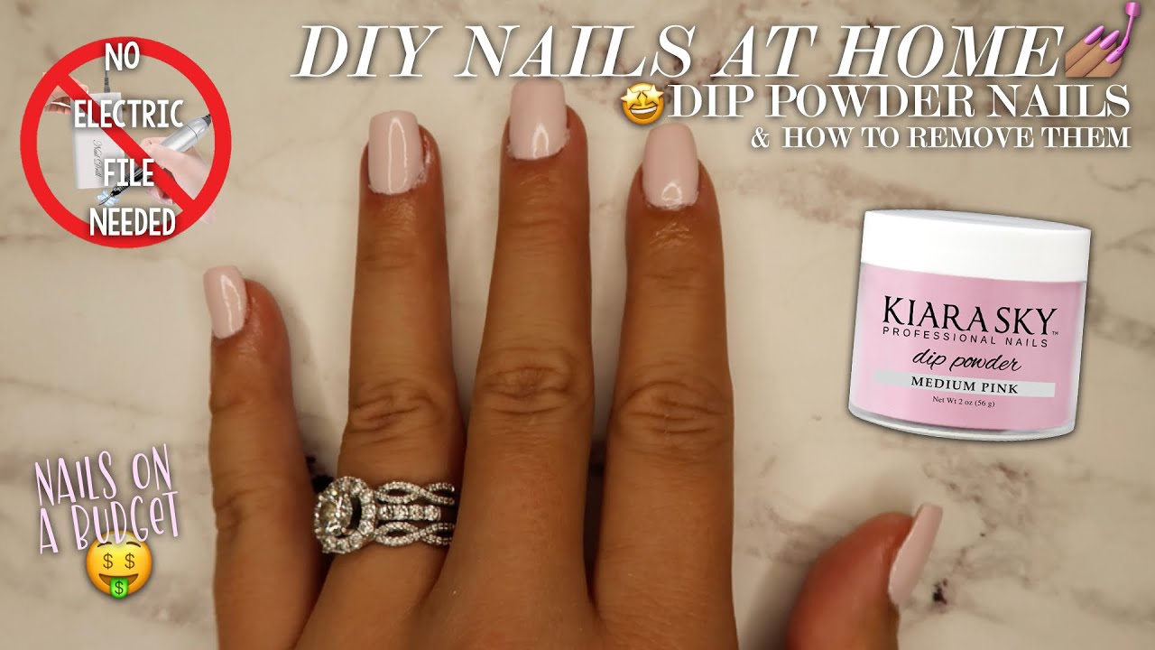HOW TO DO YOUR OWN NAILS AT HOME AND MAKE THEM LOOK GOOD DIY Dip Powder Nails YouTube how-to-do-your-own-nails-at-home-and-make-them-look-good-diy-dip-powder-nails-youtube