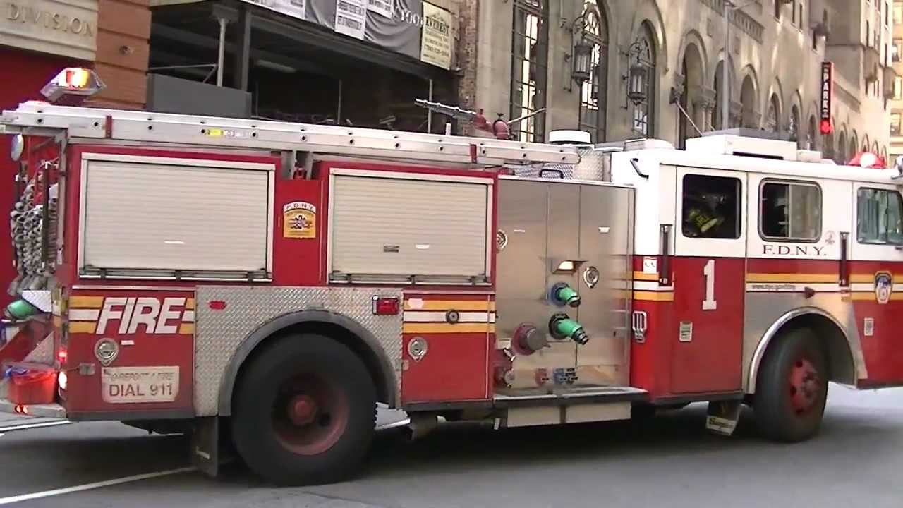 FDNY - Engine 1 - Back In Station - 7/3/12 - YouTube