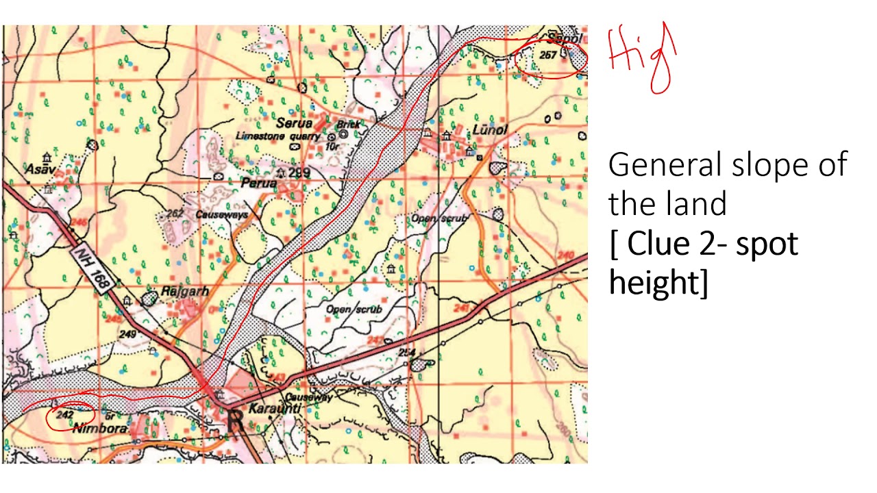 General slope of the land - YouTube