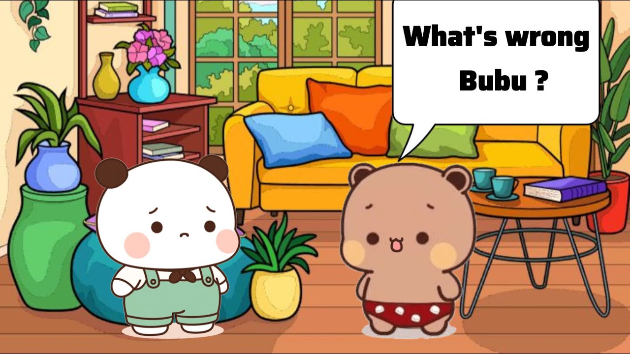 Bubu is sad 😢 l Bubududu l Bearorpanda l Peachgoma l milkmocha l ...