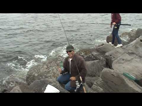 Barview Jetty With Longliner Boat & Jetty Fishing - YouTube