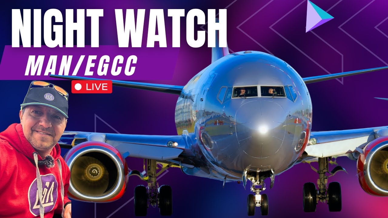 [4K] Thursday Night Live Manchester Airport Join Macc crew & relax # ...