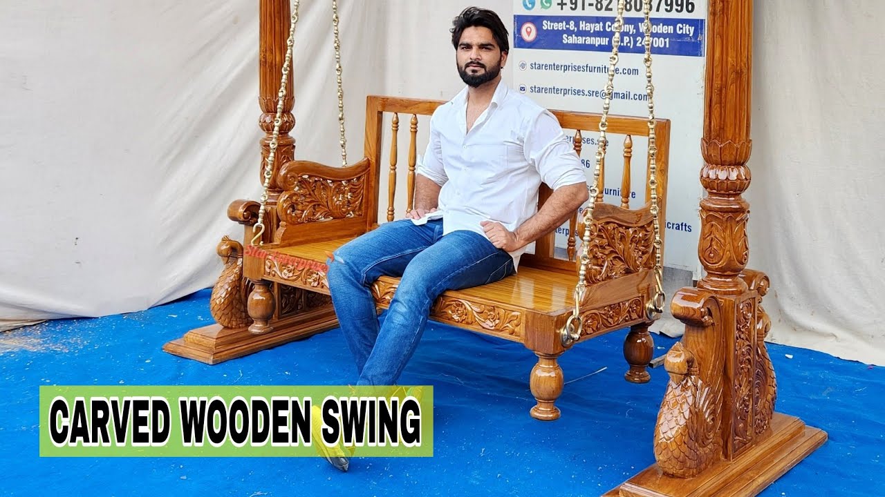 Home Wooden Swing Jhoola DIY Assembly Video Home Decor ‎@Star ...