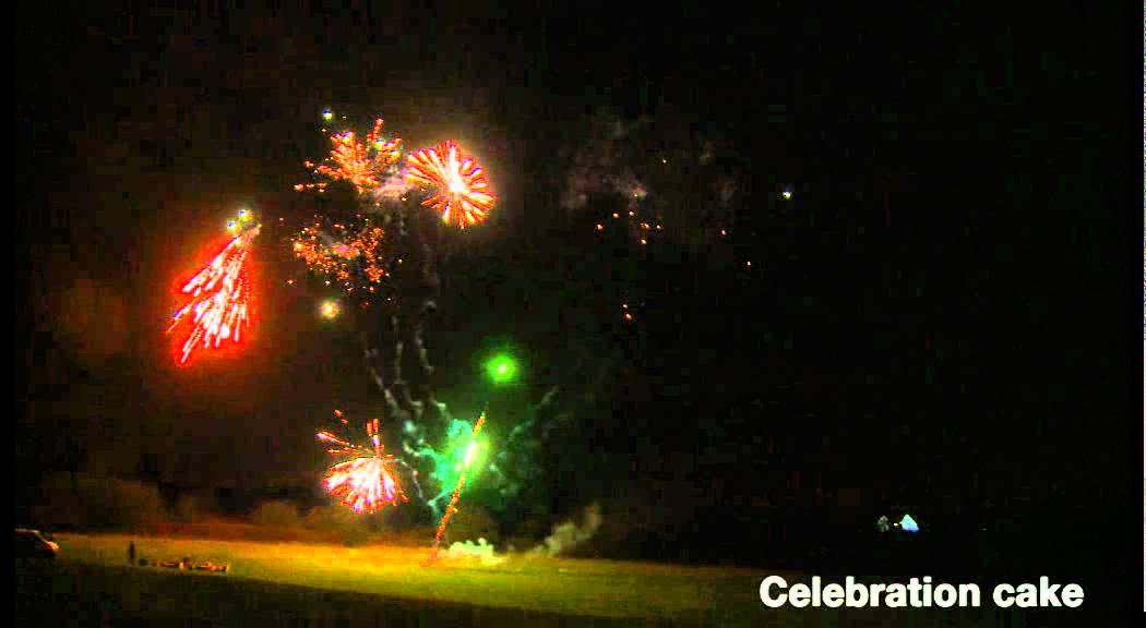 Celebration cake - buy fireworks online from Firework Corner - YouTube