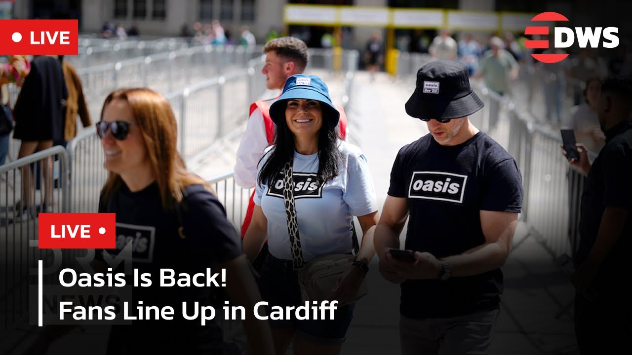 LIVE: Oasis Fans Queue Outside Cardiff Stadium For The Band’s First ...