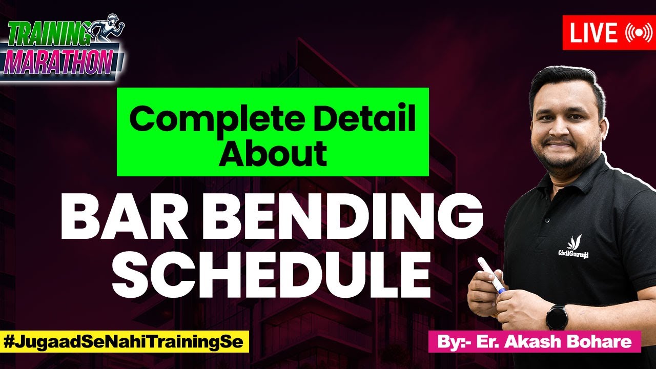 Learn Bar Bending Schedule From Basics to Advanced | Live Training ...