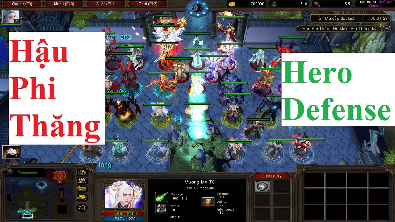 WAR3 - 655 | Hậu Phi Thăng - Quanto - Không phụ thuộc phòng luyện công ...